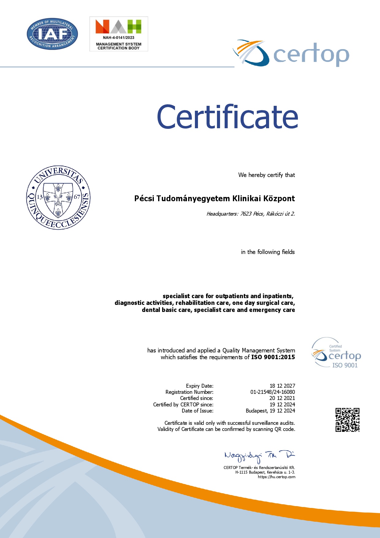 Klinikai Központ | Pécsi Tudományegyetem